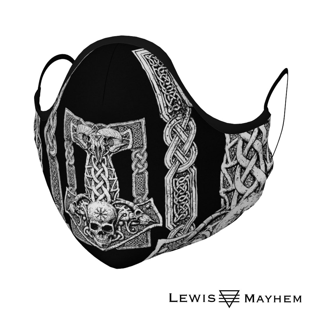 Thors Hammer, Thor Mask, Thors Hammer Mask, Norse, Norse Mask, Mens ...