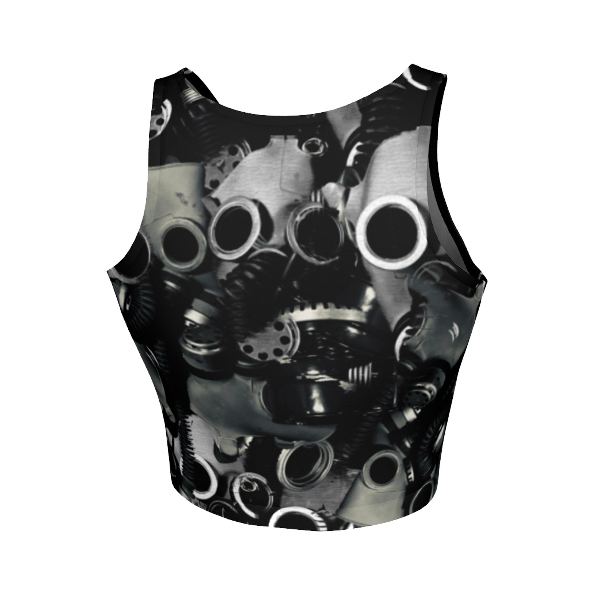 Gas Mask Crop Gas Masks Punk Crop Punk Tank Punk Punk | Etsy