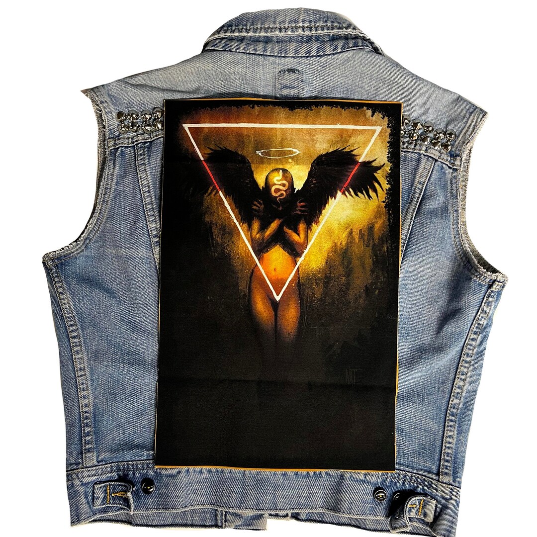 Sinner, Back Patch, Succubus, Dark Angel, Angel, Succubus Patch, Patch ...