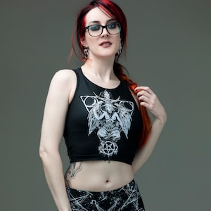 Baphomet, Swimwear, Satanic Swimsuit, Swim, Skull, Pentacle, Active ...