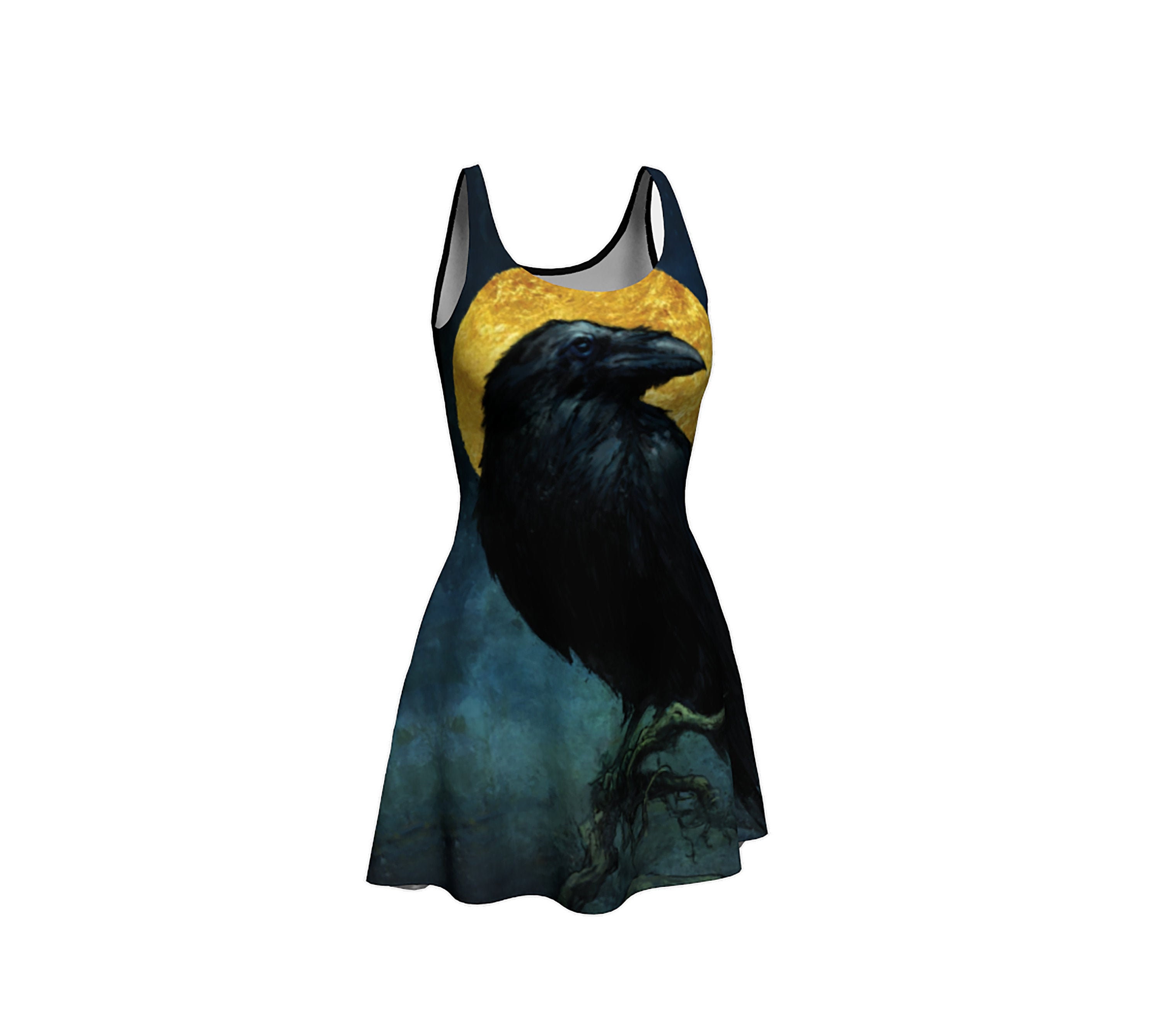 Raven Dress Black Raven Raven Art Crow Crow Dress Crow | Etsy