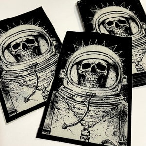 Astronaut, Skeleton, Cloth Patch, Canvas Patch, Cotton Patch, Punk ...