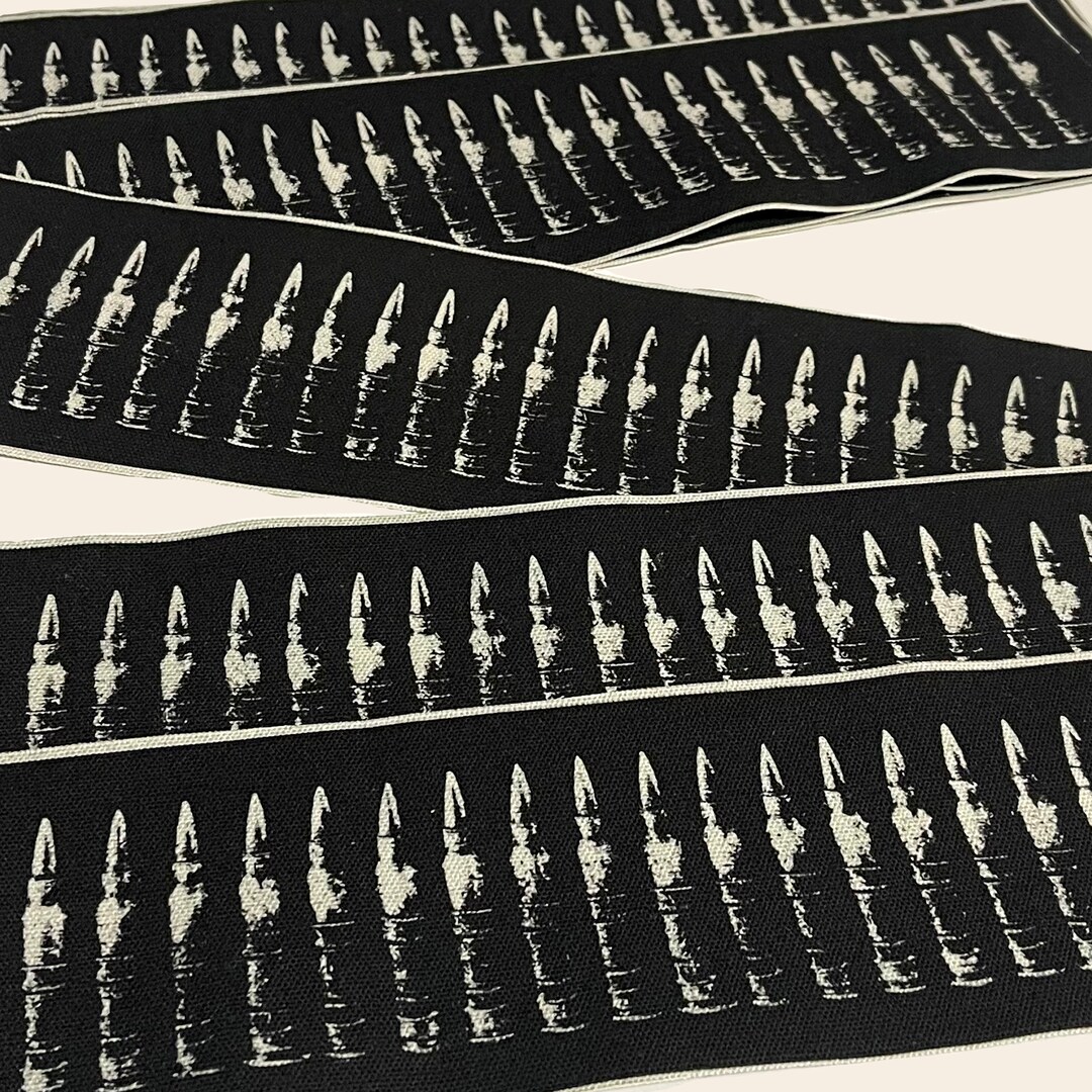 Bullet Belt, Bullets Patch, Banner Patch, Cloth Patch, Bullets, Shells ...