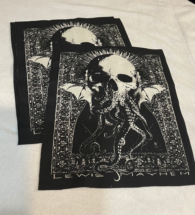 Cthulhu Elder Gods Back Patch Cthulhu Back Patch Canvas - Etsy