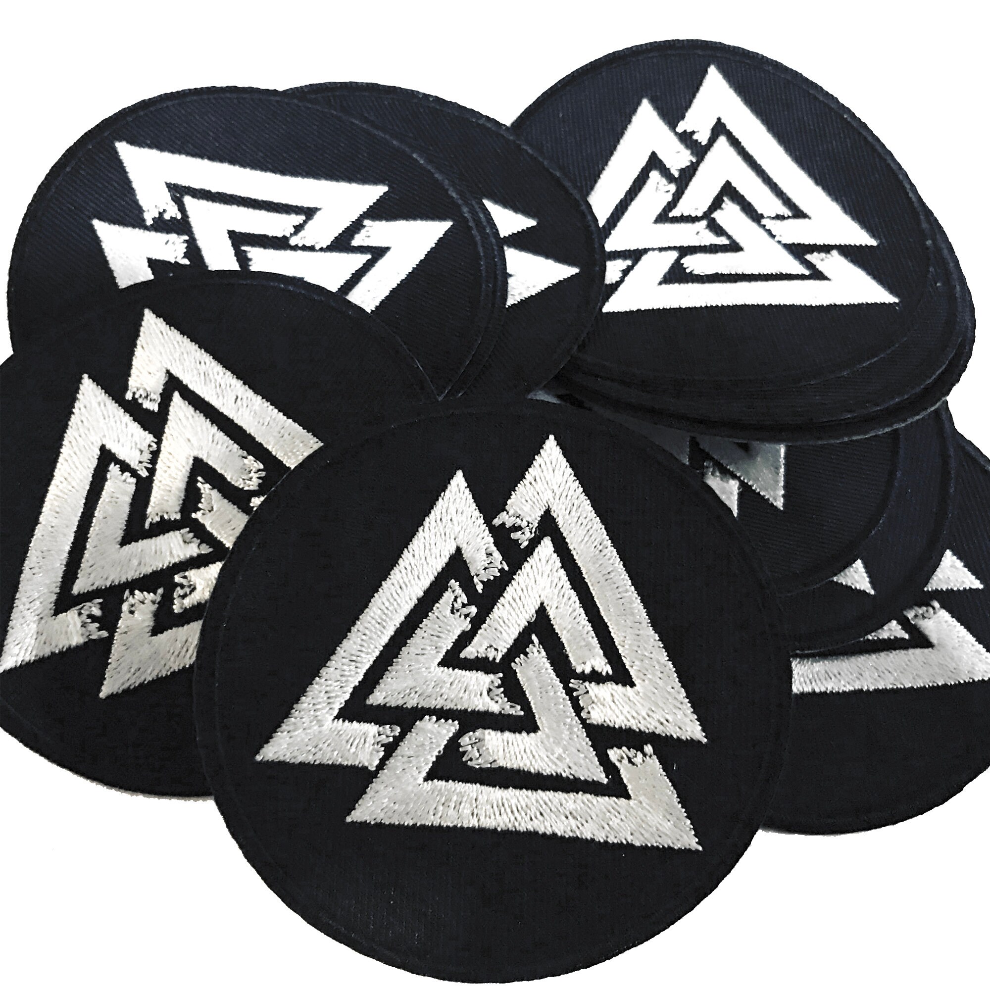 Valknut Patch, Valknut, Interlocked Triangles, Viking, Norse, Germanic ...