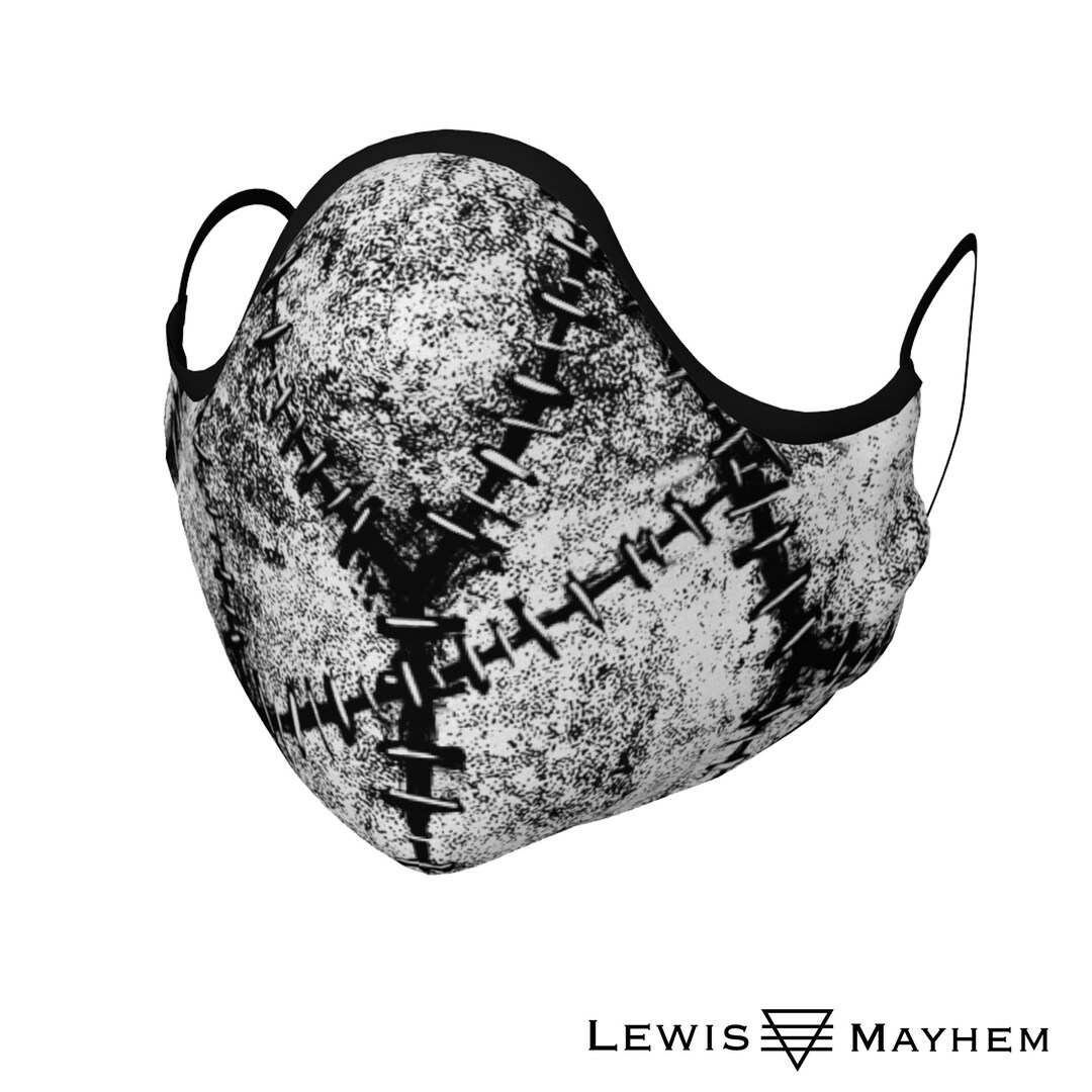 Face Mask, With Two Filters, Zombie, Occult Face Mask, Mask, Washable ...