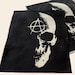 Anarchy Skull, Back Patch, Cloth Patch, Anarchy Patch, Anarchy Symbol ...