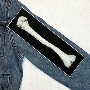 Humerus, Arm Bone, Patch, Upper Arm Bone, Cloth Patch, DIY, Punk Patch ...