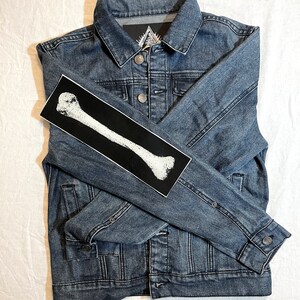 Humerus, Arm Bone, Patch, Upper Arm Bone, Cloth Patch, DIY, Punk Patch ...