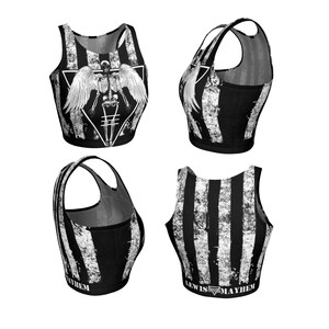 Mayhem Angel Crop, Ref, Alternative, Alt Fashion, Occult Fashion ...