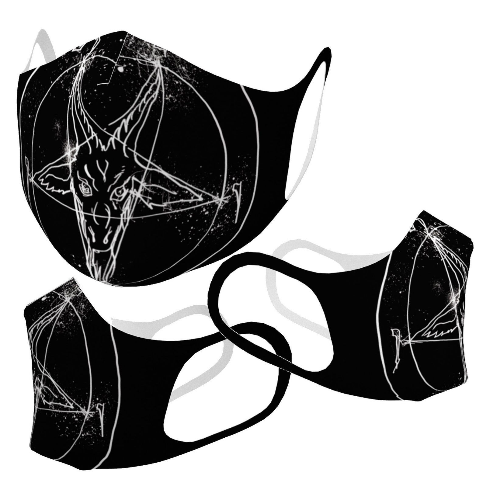 Satanic Lightweight Mask Simple Mask Single Layer Mask - Etsy