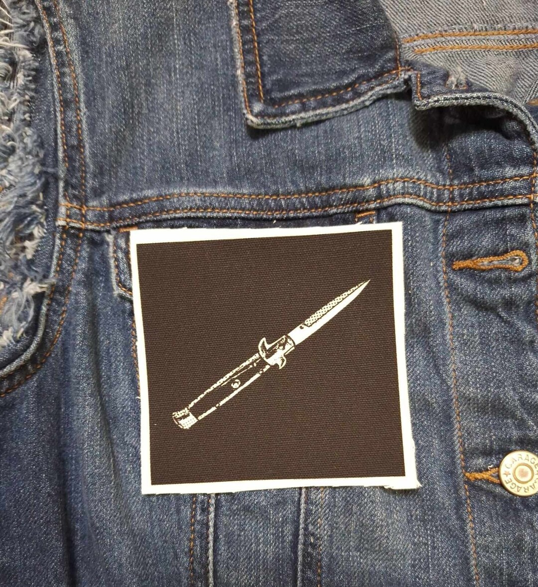 Switch Blade, Patch, Canvas Patch, Cloth Patch, Switchblade Patch ...
