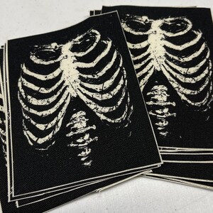 Front Ribcage, Cloth Patch, Canvas Patch, Cotton Patch, Fabric Patch ...