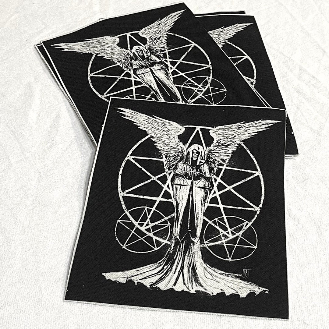 Balance, Patch, Cloth Patch, Death Patch, Skeleton, Angel, Decagram ...