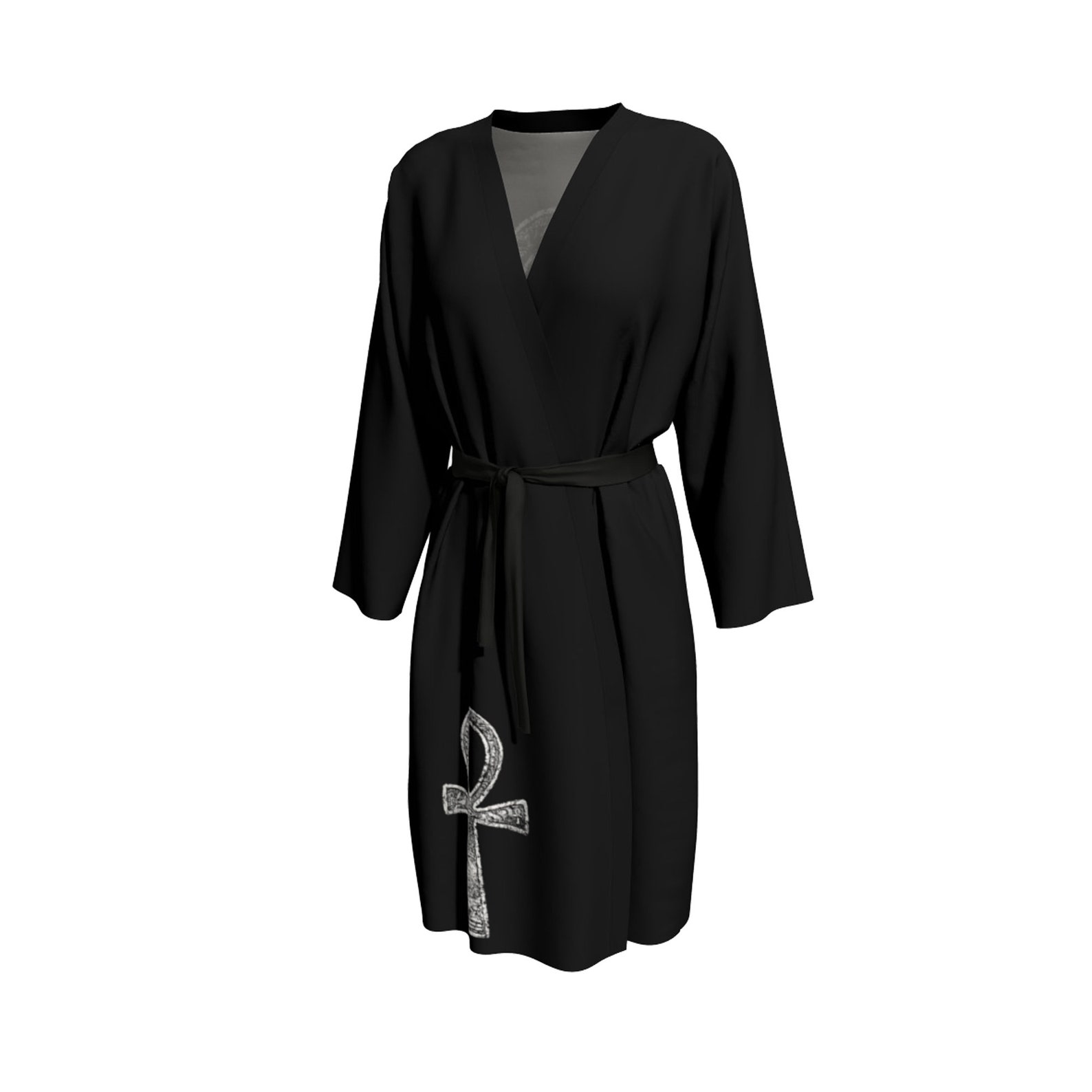 Ankh Kimono Sexy Robe Egyptian Ankh Death Occult Symbols | Etsy