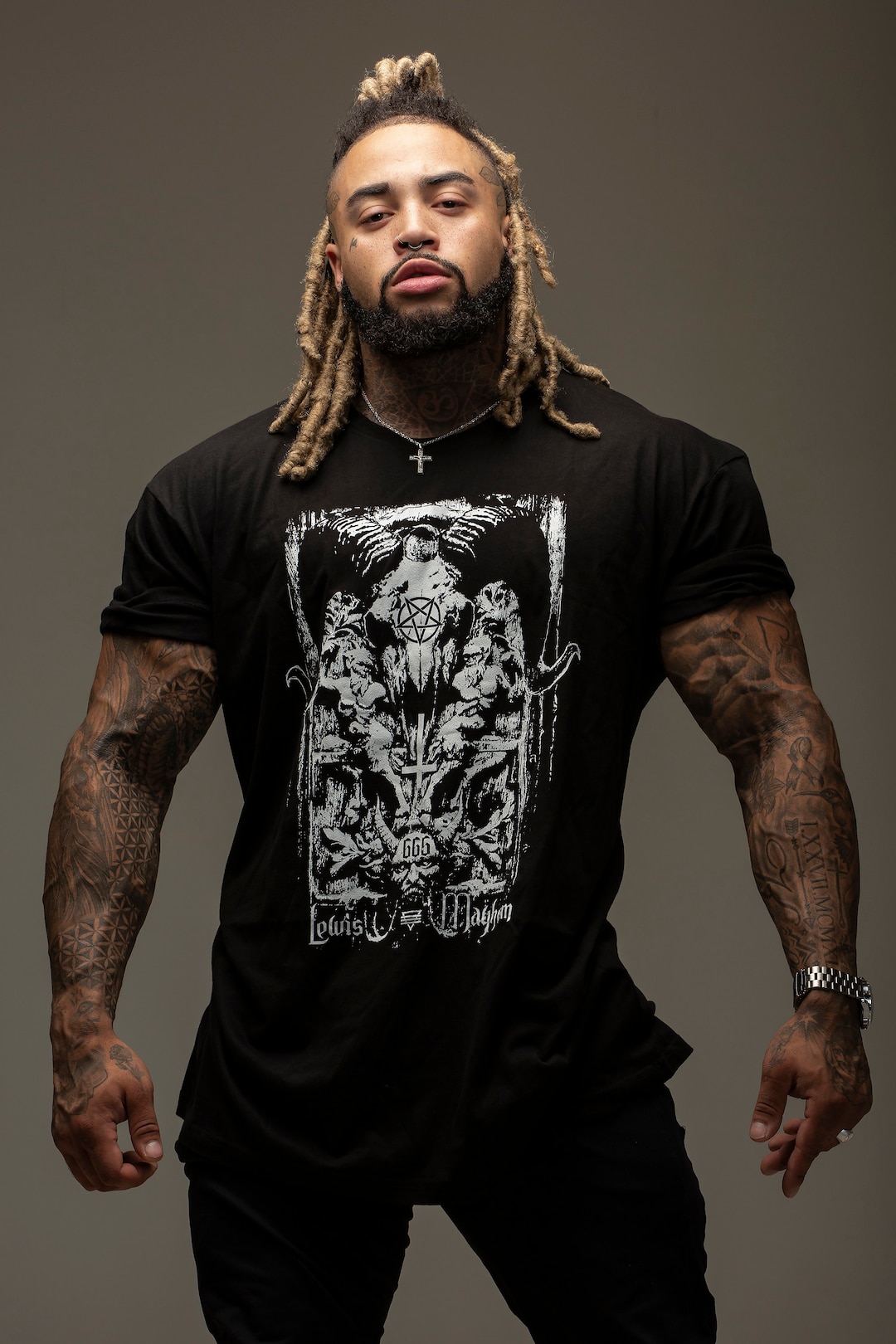 666 Shirt, 666, Baphomet Shirt, Baphomet Tee, Goat of Mendes, Satanic ...