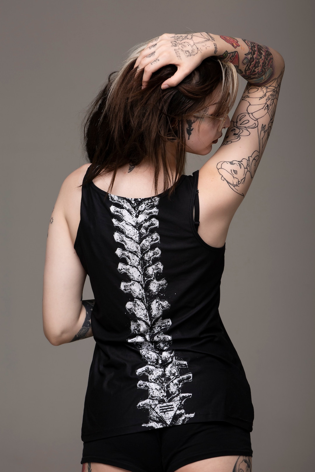 Spine Tank, Spine, Spine Fitted Tank, Spine Shirt, Spinal Column ...
