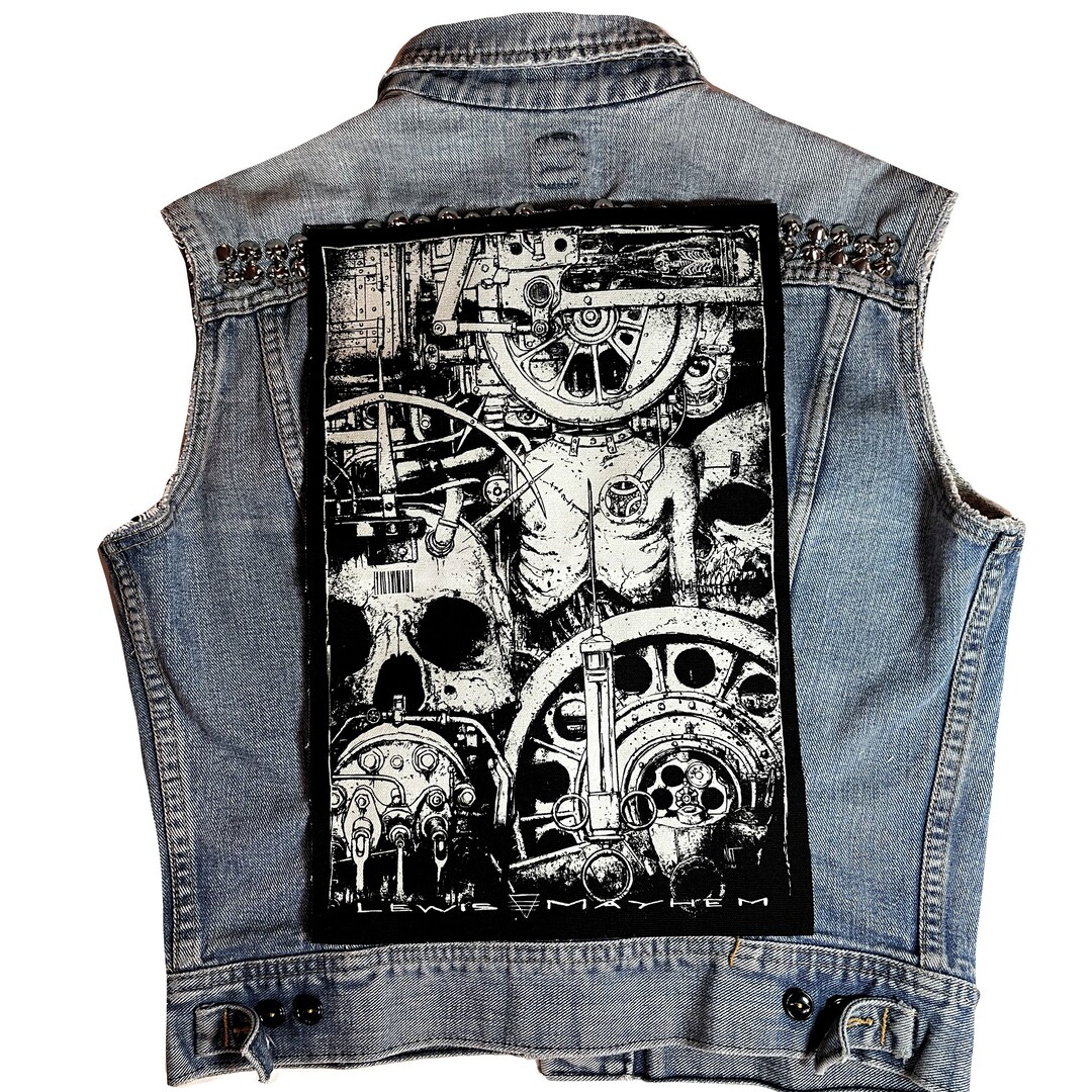 Fear Engine 1, Back Patch, Fear, Machine, Canvas Patch, Cloth Patch ...