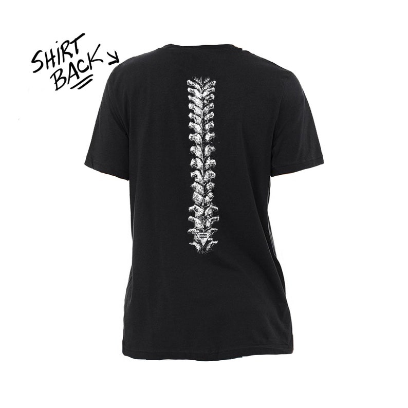 Spine Tee, Spine, Mens Spine Shirt, Spine Shirt, Spinal Column ...
