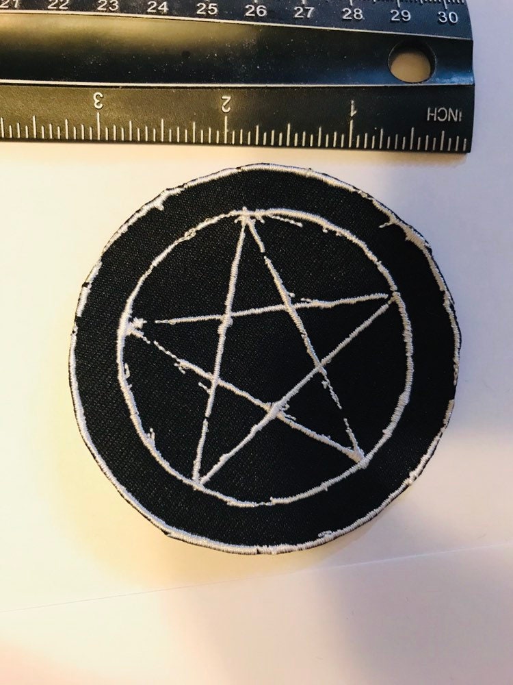 Pentacle Pentagram Pentacle Patch Occult Patch Witchcraft | Etsy