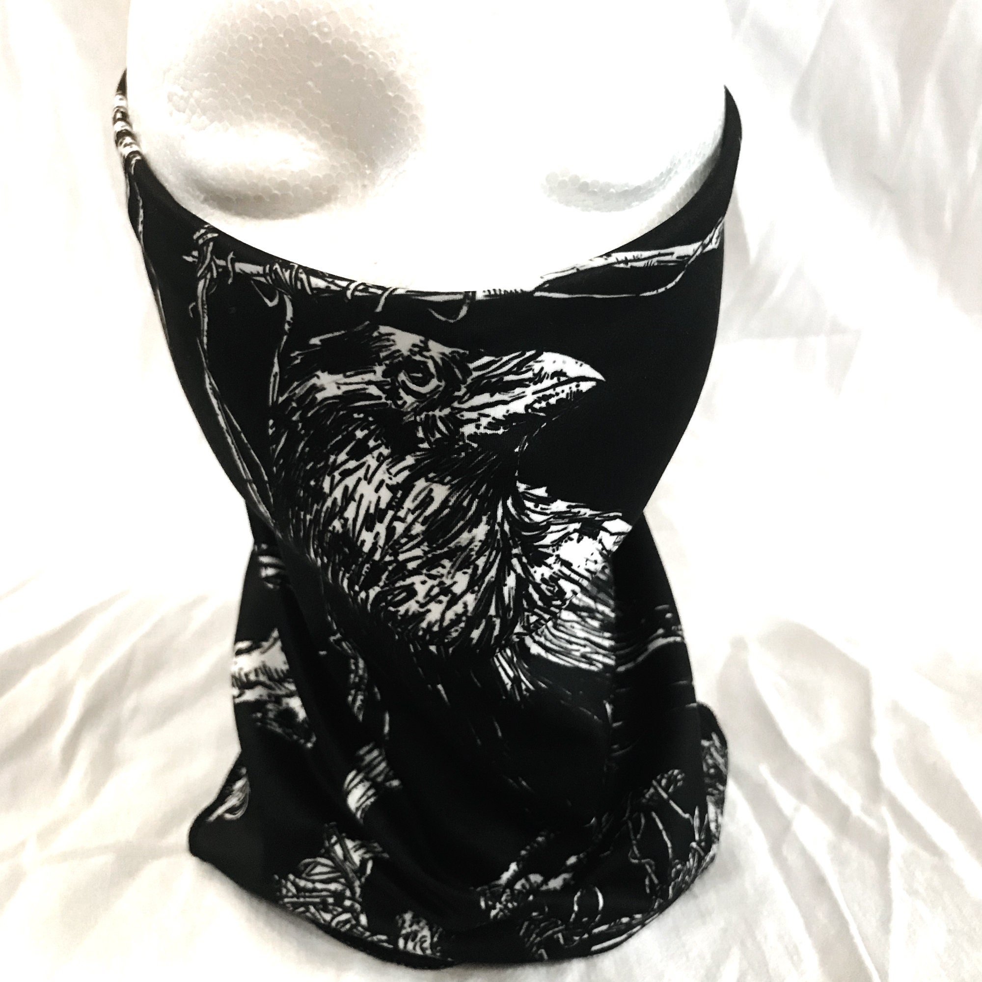 Raven Headband, Raven, Crow, Raven Bandana, Occult, Witchcraft, Crow ...