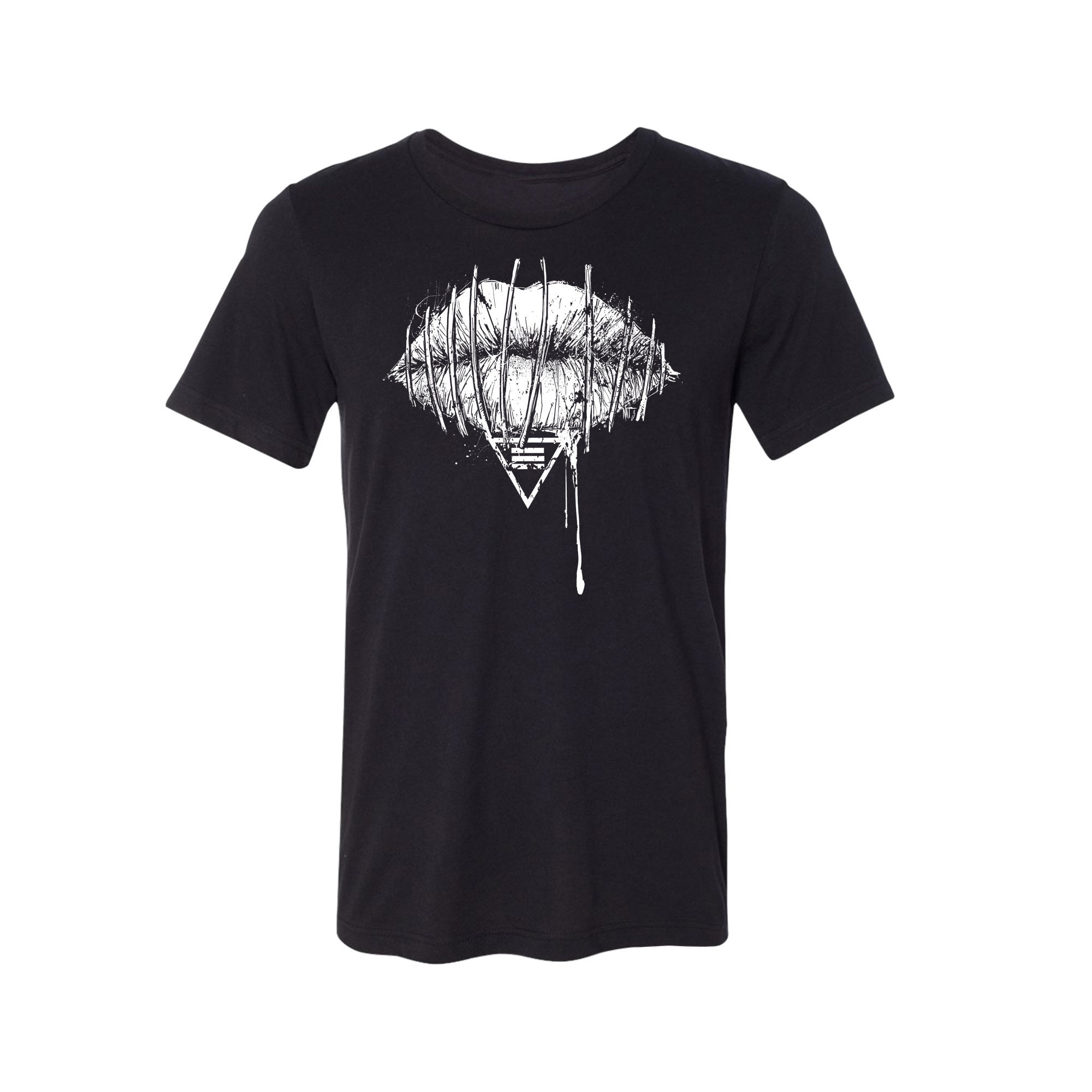 Stitched Lips Lip Shirt Stitches Zombie Goth Shirt Gothic | Etsy