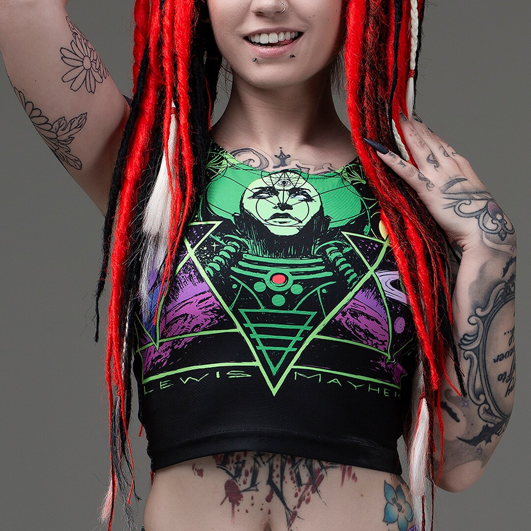 UFO, Crop, Alien, Outer Space, Ship, Crop Top, Rave Crop, Space Ship ...
