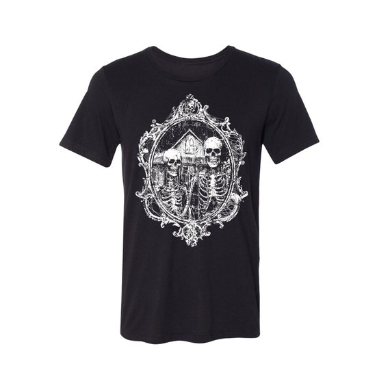 American Gothic American gothic shirt gothic shirt skeleton | Etsy