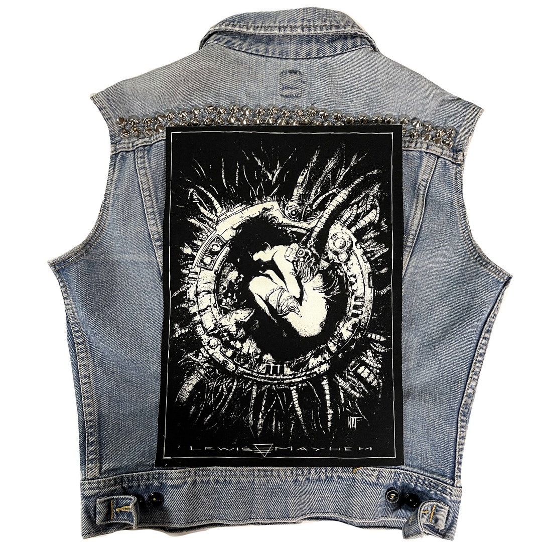 Virus, Back Patch, Canvas Patch, Biomechanical, Industrial, Gears ...