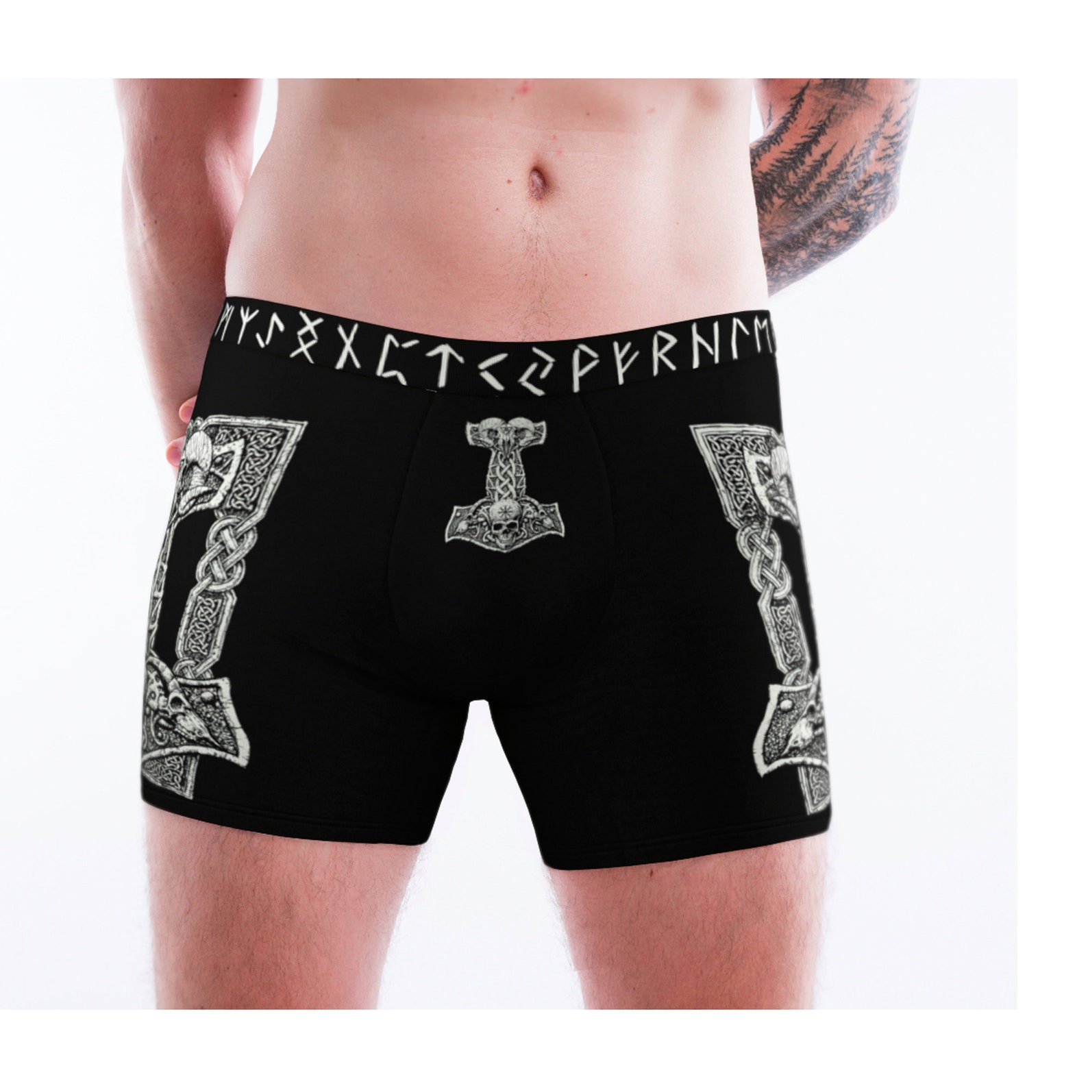 Thor's hammer boxers Thors hammer mens boxers mens | Etsy