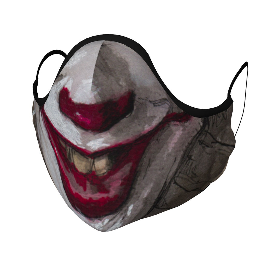 Evil Clown Mask, Evil Clown, Clown Mouth Mask, Clown Mouth, Pennywise ...