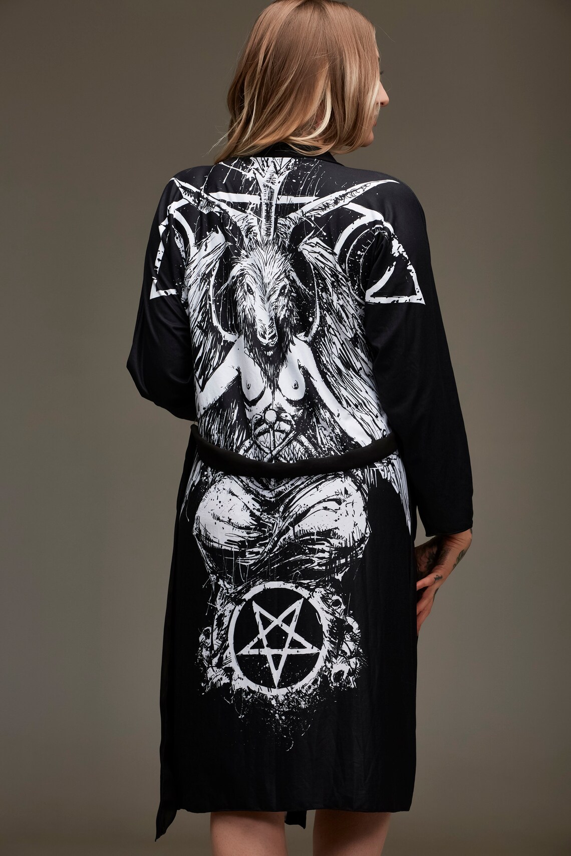 Baphomet Kimono, Baphomet, Satan, Devil, Satanic Temple, Baphomet Robe ...