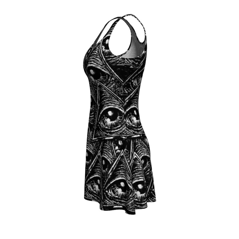 All Seeing Eye Dress, All Seeing Eye, Illuminati, Skater Dress, Occult ...