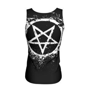 Pentacle Tank, Pentacle Shirt, Occult Fashion, Witchcraft, Satanic ...