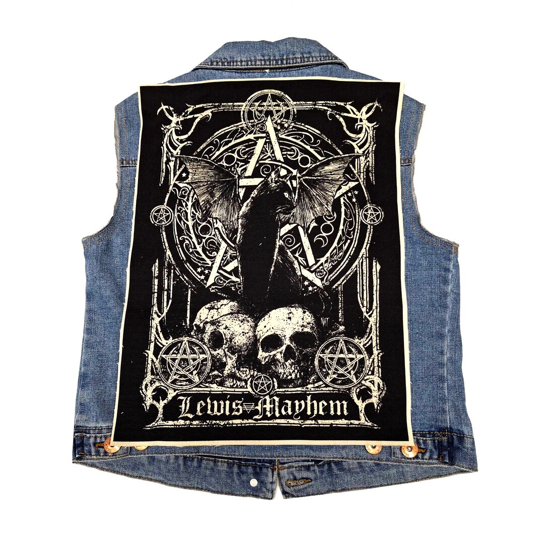 Mina, Witchcraft 2.0, BACKPATCH, Canvas Patch, Cotton Patch, Fabric Patch, Punk Patch, DIY ...