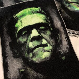 Classic Frank, Patch, Frankenstein, Frankenstein Patch, Cloth Patch, Canvas Patch, Diy, Battle ...