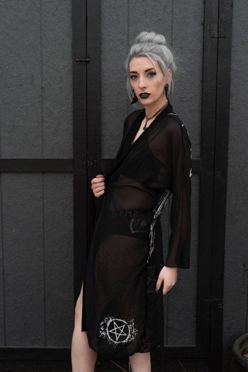 Baphomet Kimono, Baphomet, Satan, Devil, Satanic Temple, Baphomet Robe ...