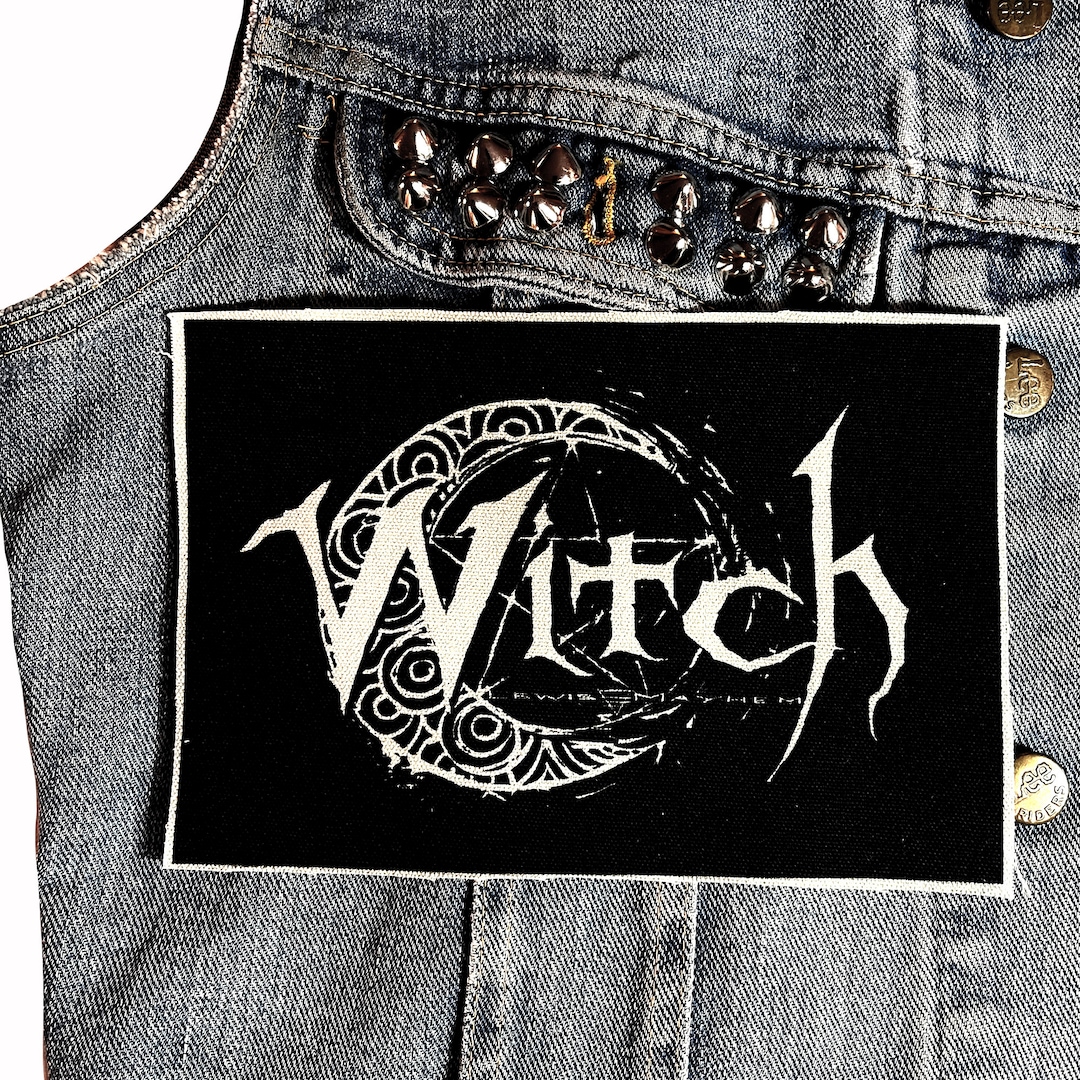 Witch, Moon, Logo, Patch, Witch Patch, Witchcraft, Witchcraft Patch ...