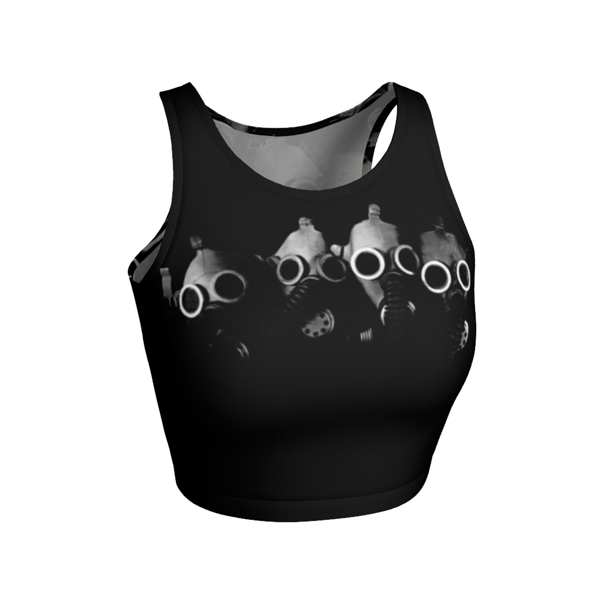 Gas Mask Crop Gas Masks Punk Crop Punk Tank Punk Punk | Etsy