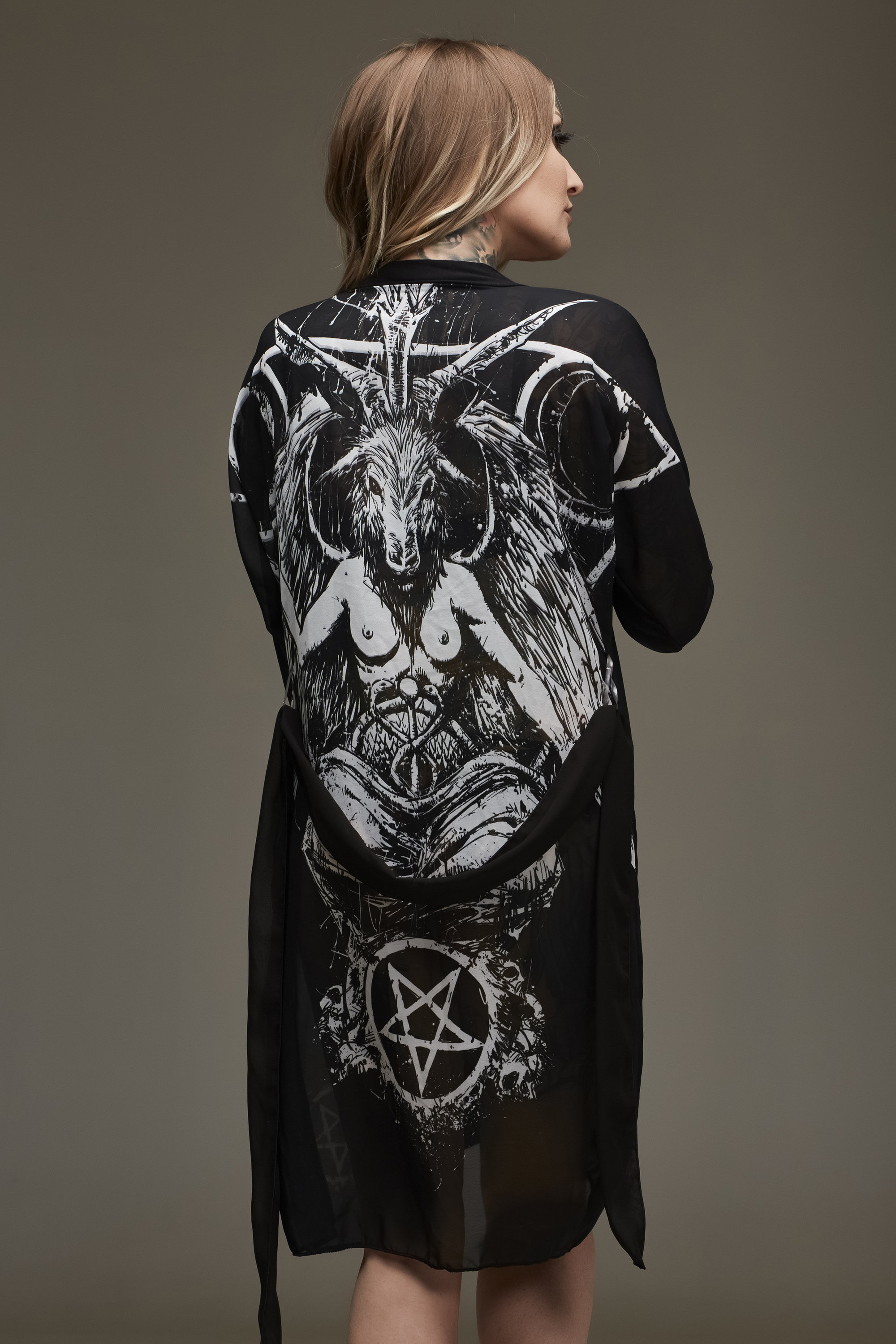 Baphomet Kimono, Baphomet, Satan, Devil, Satanic Temple, Baphomet Robe ...