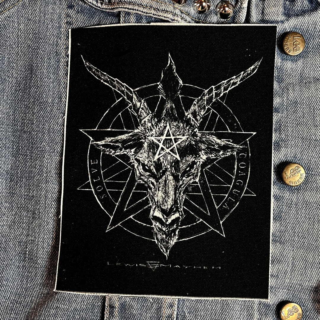 Solve Coagula, Baphomet, Patch, Canvas Patch, Fabric Patch, Metal Patch, Witchcraft, as Above ...