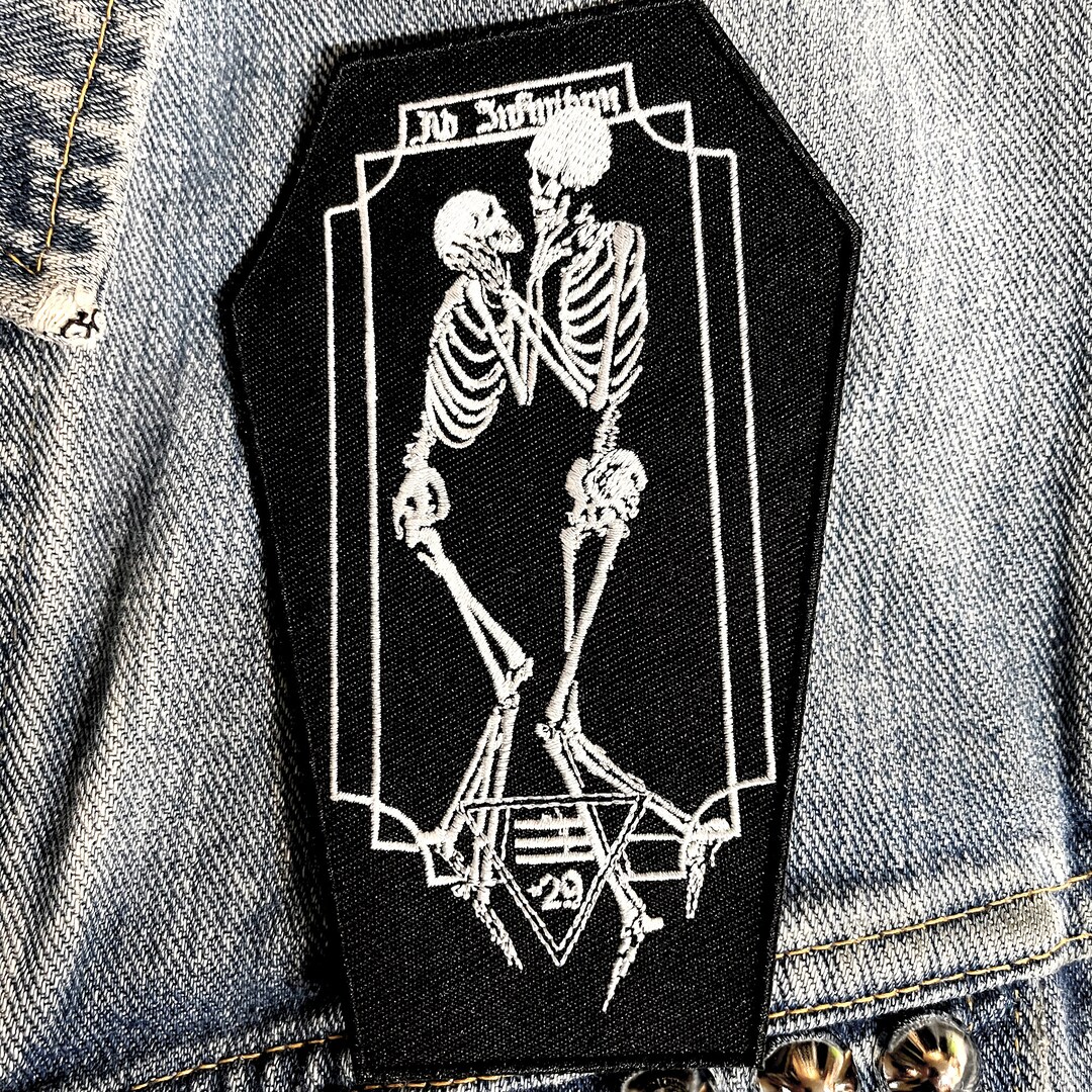 Eternal Embrace, Skeleton Patch, Skeleton Love, Halloween, Romantic ...