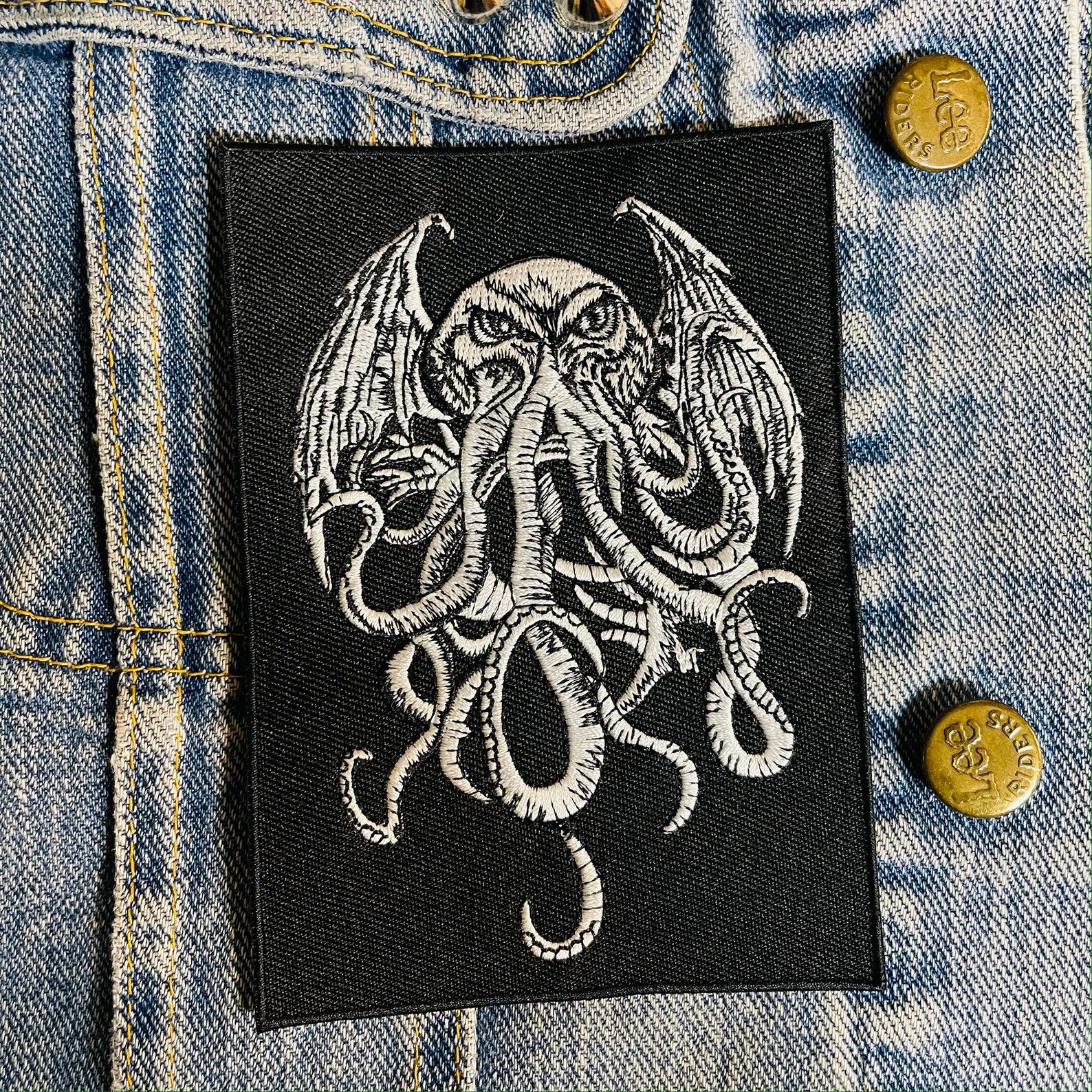 Cthulhu Cthulhu Badge Cthulhu Patch Patches Patch Nat - Etsy
