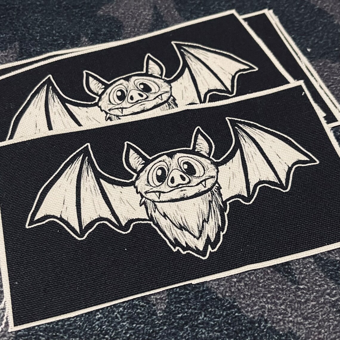 Vlad Bat, Patch, Goth Bat, Canvas Patch, Cloth Patch, Bat Patch, Diy ...