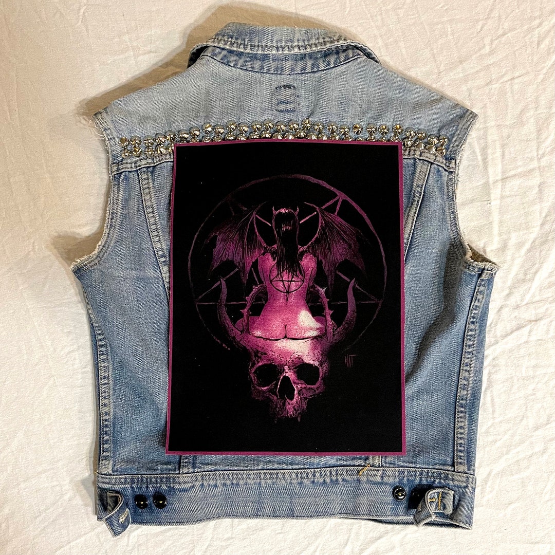 Skull Rider, Back Patch, Succubus Patch, Female Demon, Demon, Demon ...