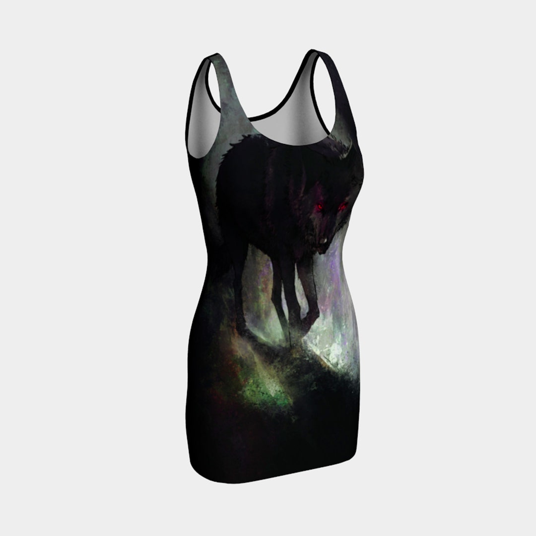 Wolf, Body Con, Wolf Dress, Wolf, Wolves, Nat Jones, Black Wolf, Black ...
