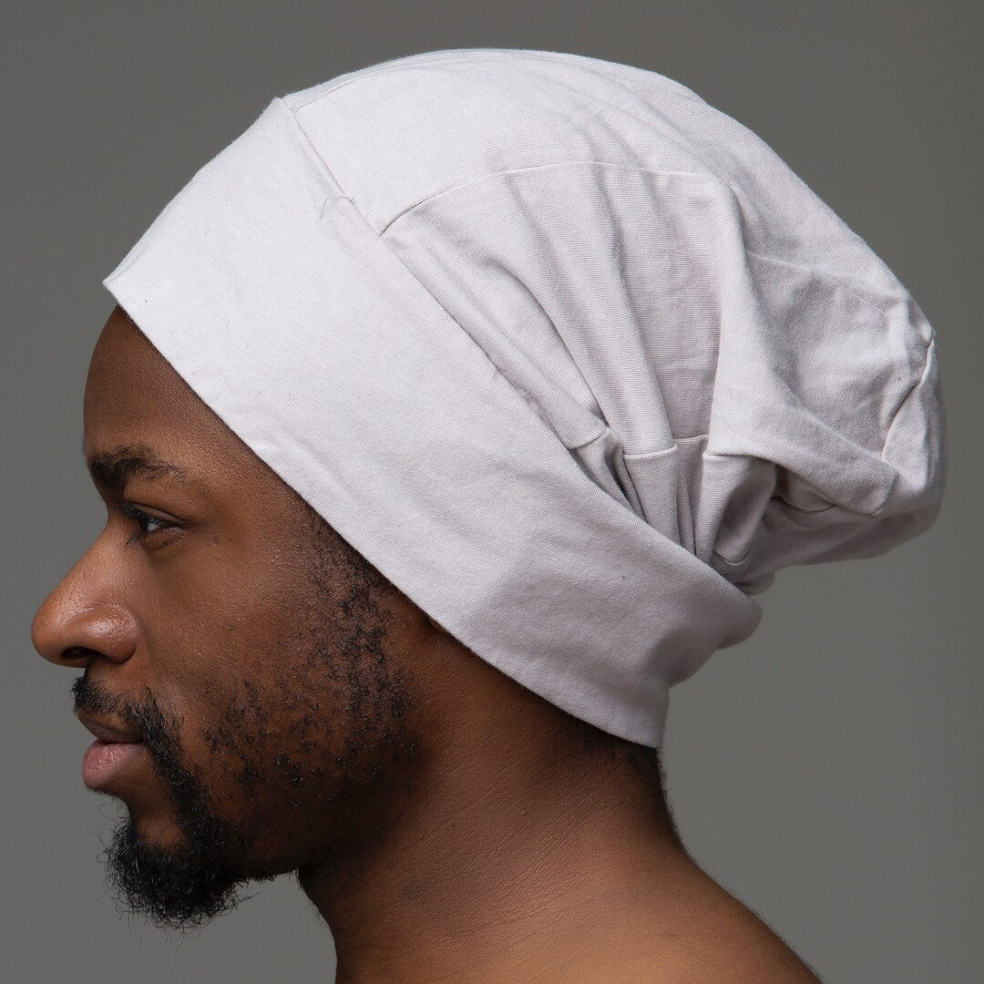 Beige Dread Toque, Dread Hat, Slouch Hat, Slouchy Hat, Slouchy Beanie ...