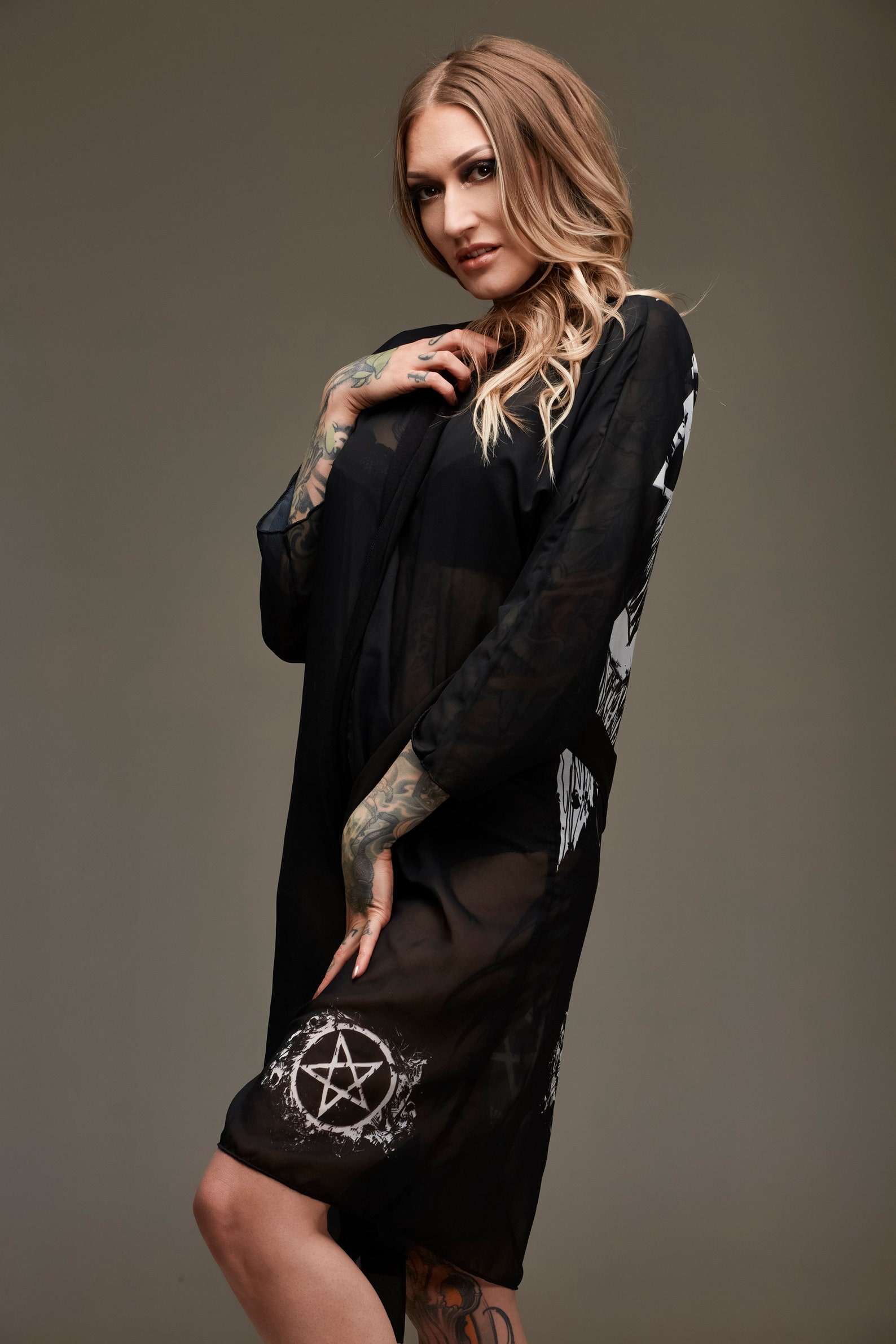 Baphomet Kimono, Baphomet, Satan, Devil, Satanic Temple, Baphomet Robe ...