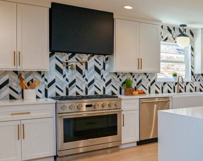 36" Matte Black Square Hood Vent Custom Color 3 Speed Fan With Leds - Etsy