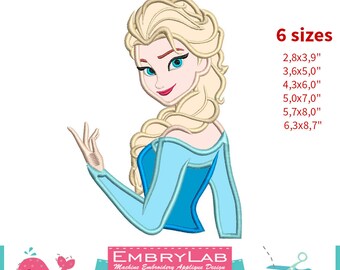 Elsa Applique | Etsy